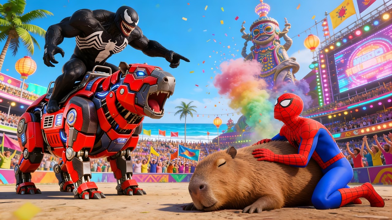 SPIDERMAN Wins The Magic Legendary Capybara Racing Championship – Epic ...