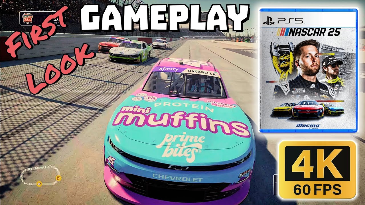 PS5: NASCAR 25: Gameplay: 4K - YouTube