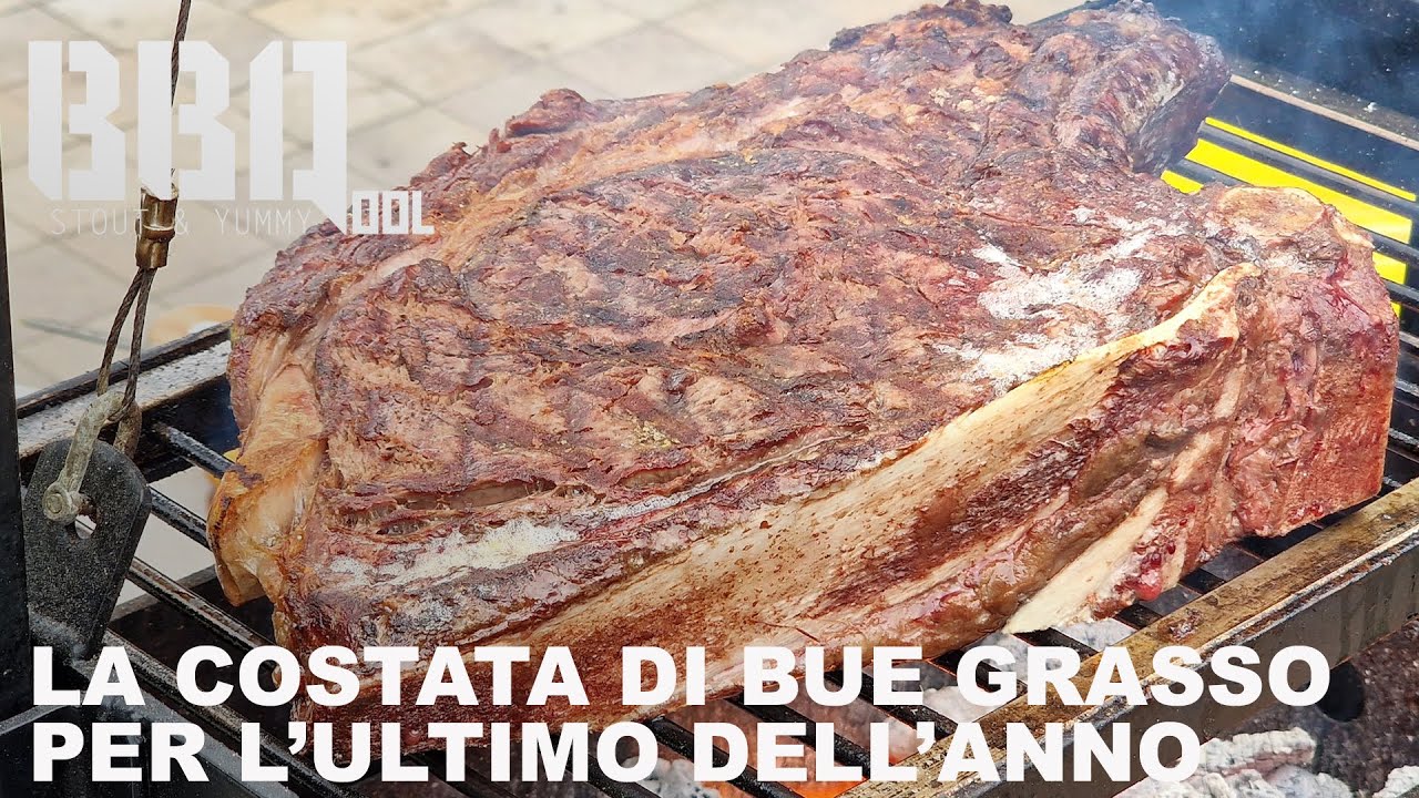 La costata alla griglia per l'ultimo dell'anno. E insieme una bella Barbera! - YouTube