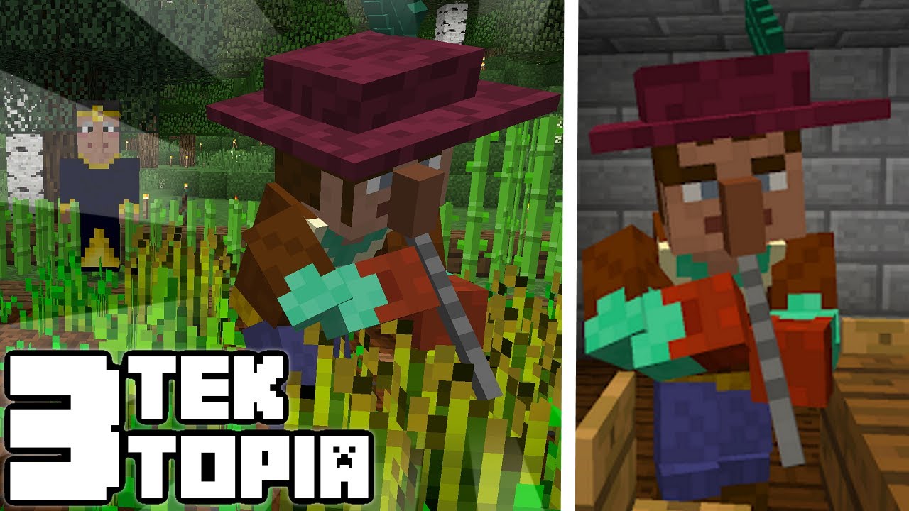 MUZSIKUS FALUSI ! - Minecraft TekTopia #3 - YouTube