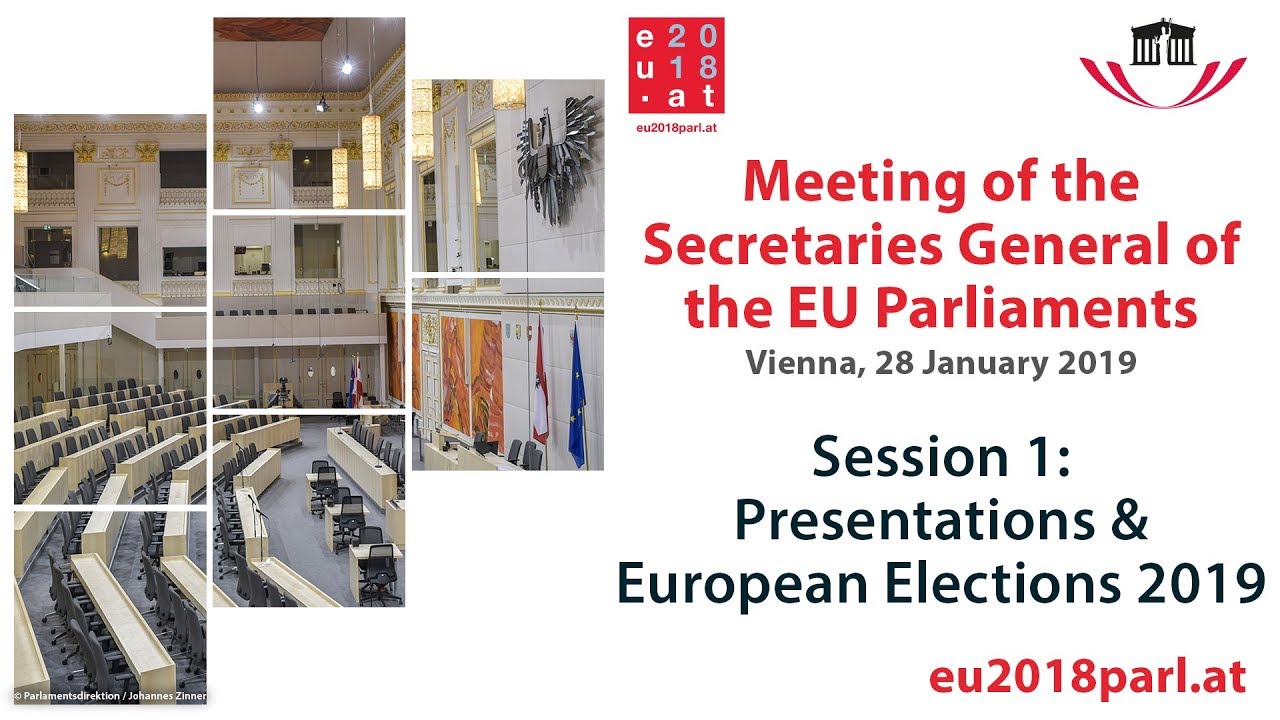 Meeting of the Secretaries General of the EU Parliaments – Session 1 ...