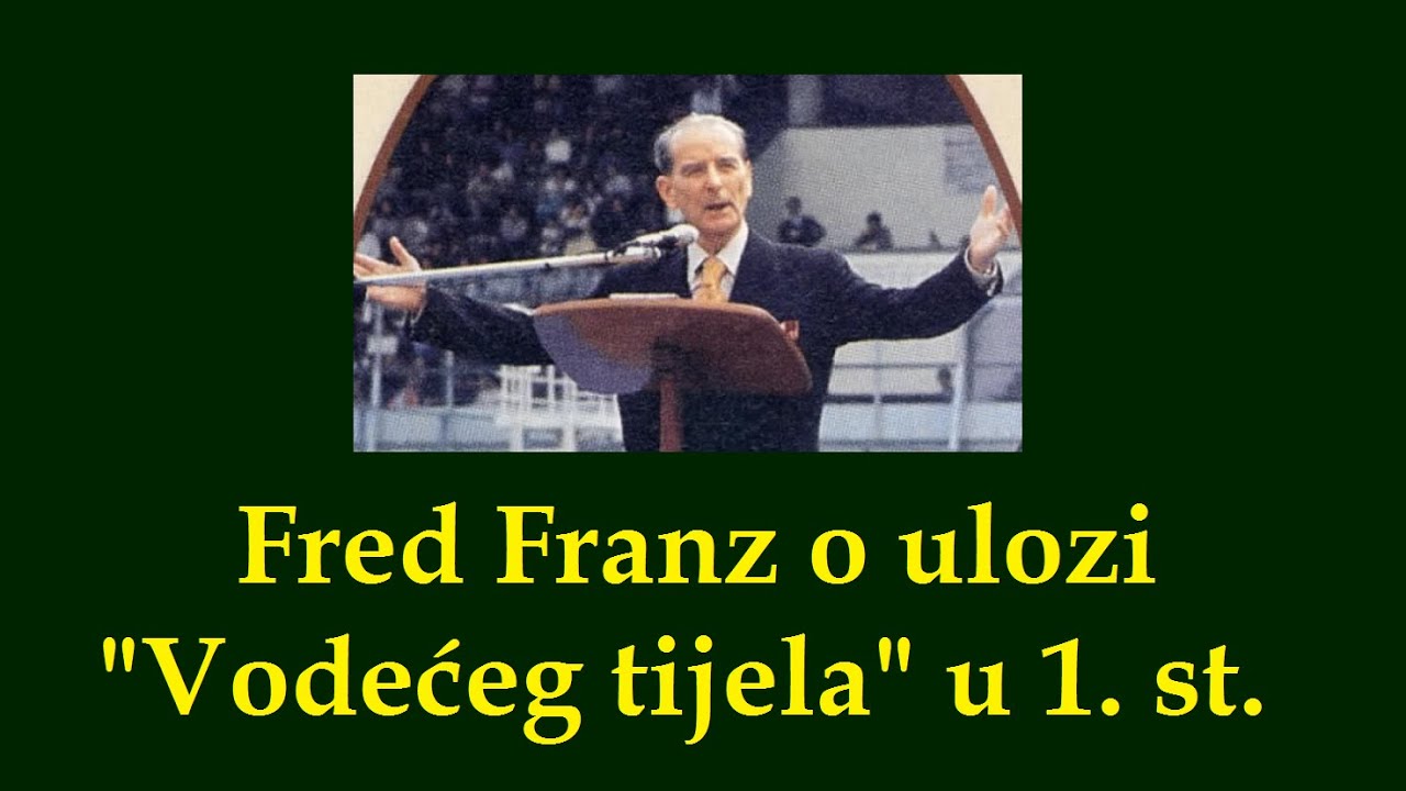 Fred Franz o ulozi "Vodećeg tijela" u 1. stoljeću - YouTube
