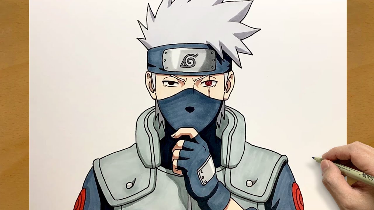 Draw Kakashi Hatake Like a Pro | Naruto Shippuden Art - YouTube