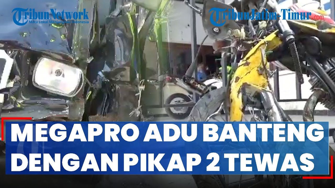 Adu Banteng Motor MegaPro Vs Mobil Pikap, Dua Pelajar Meregang Nyawa di ...