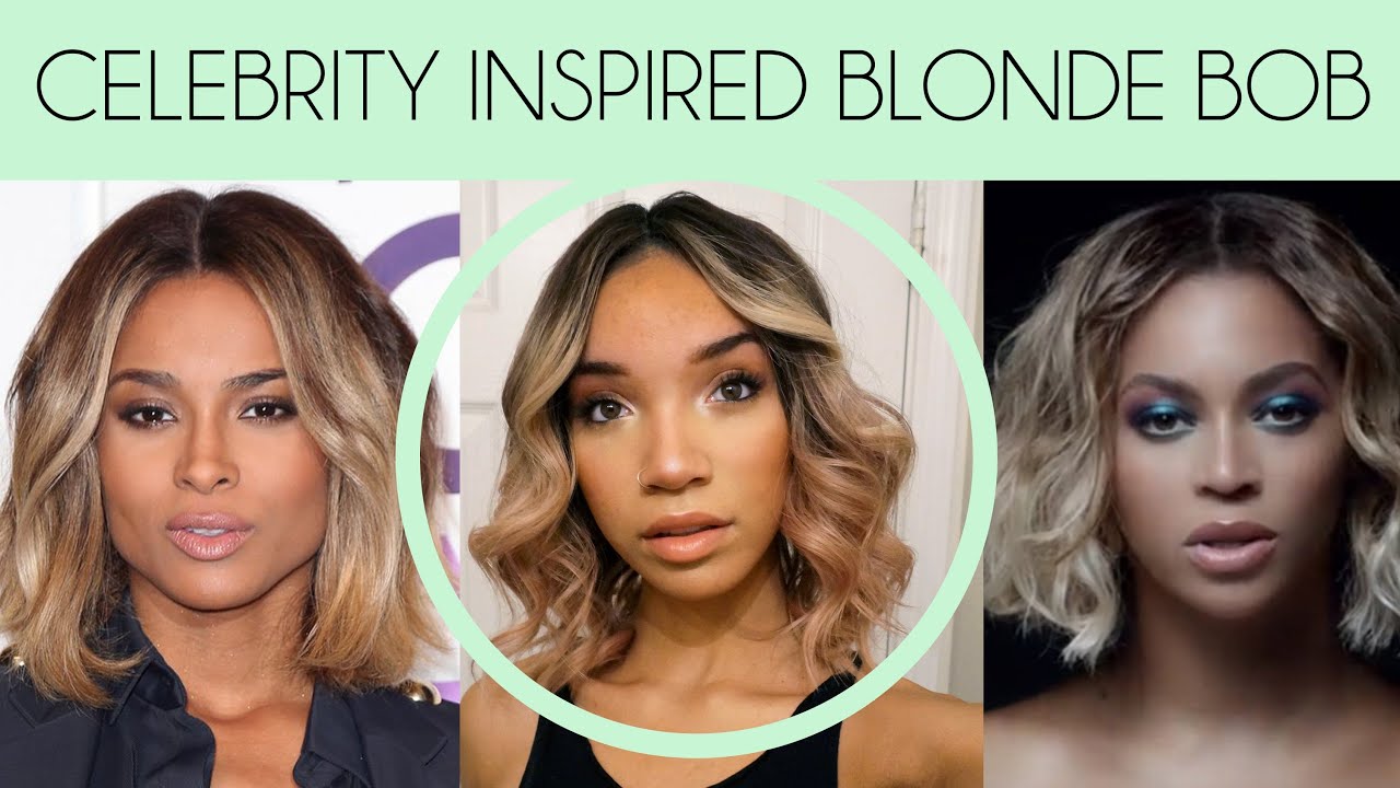 HAIR| Blonde "Ciara Bob" Lace Wig from WowAfrican - YouTube
