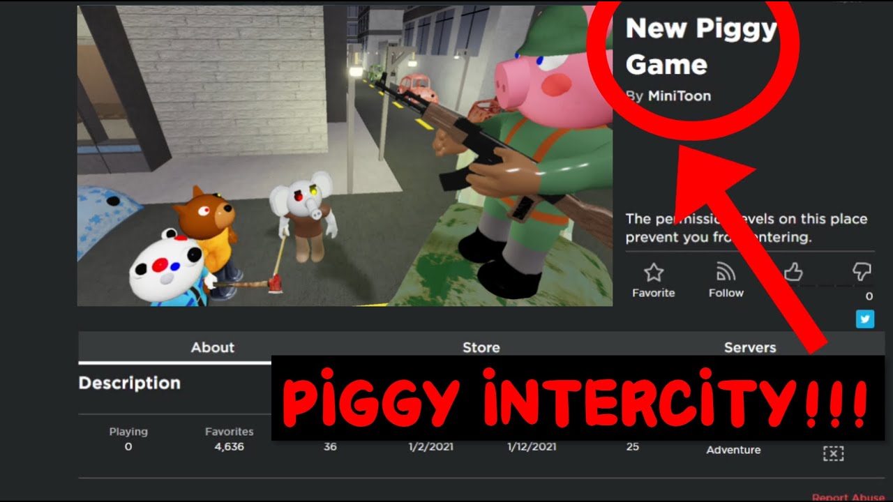 *NEW* ROBLOX PIGGY INTERCITY UPDATE! - YouTube