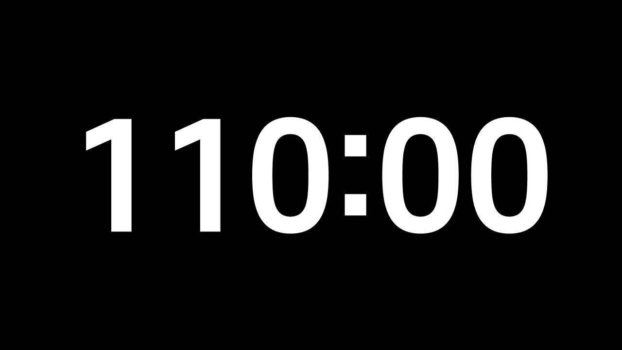110 Minute Timer - Normal - YouTube