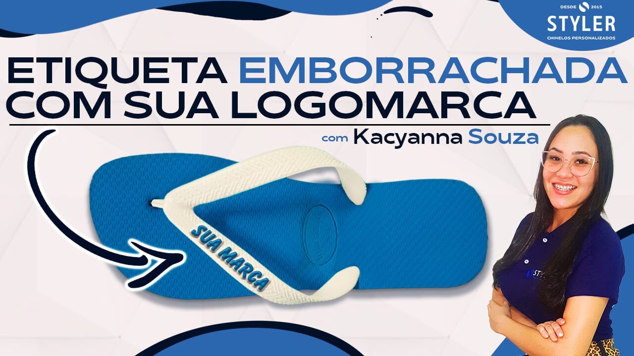 LOGO PERSONALIZADA - STYLER CHINELOS PERSONALIZADOS - YouTube