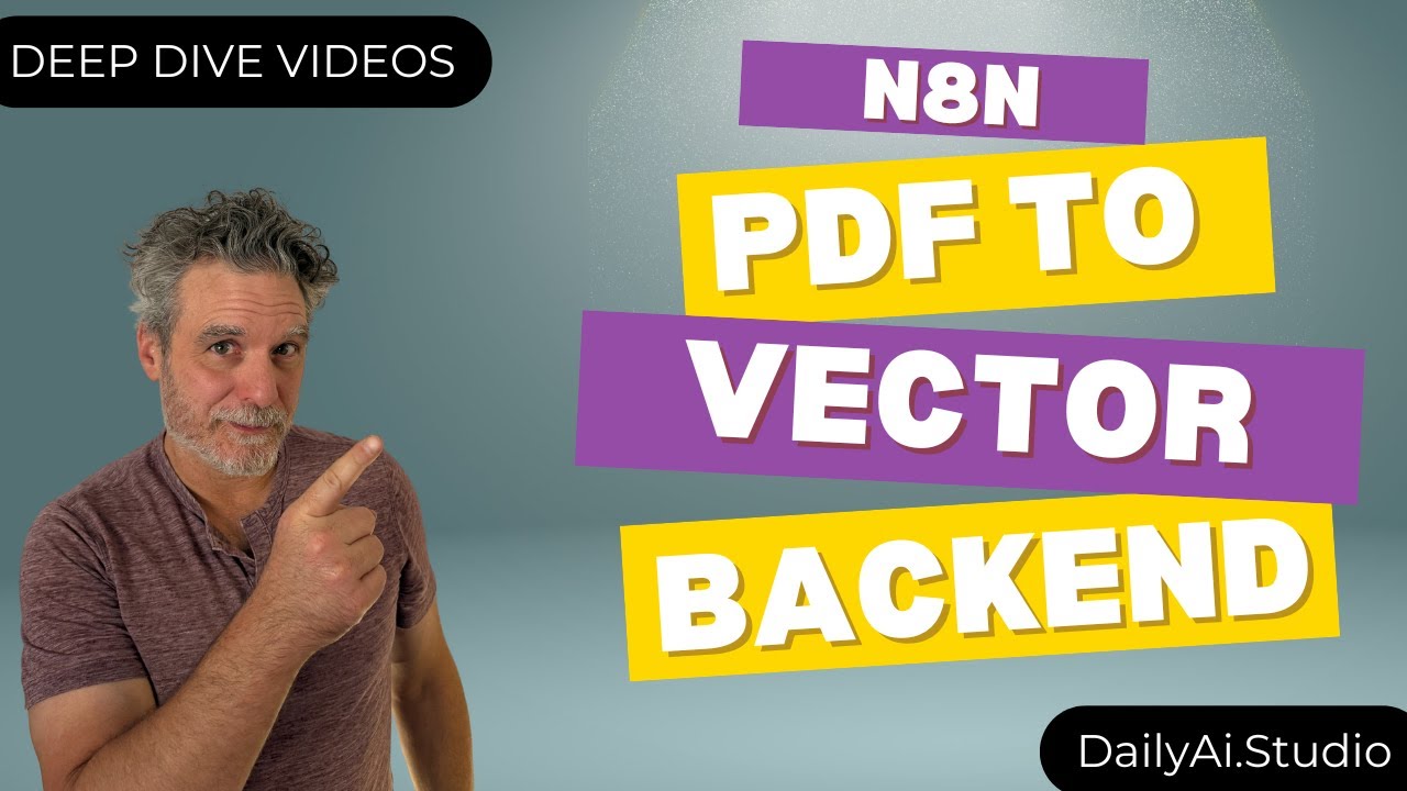 PDF to Chattable Data using OpenAi Vision API and N8N #n8n - YouTube