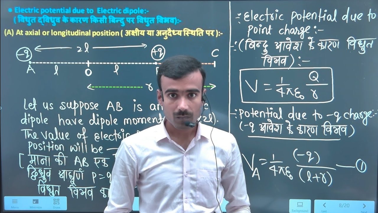 ELECTROSTATIC//स्थिर-वैधुतिकी//LEC-19// physics pathshala - YouTube