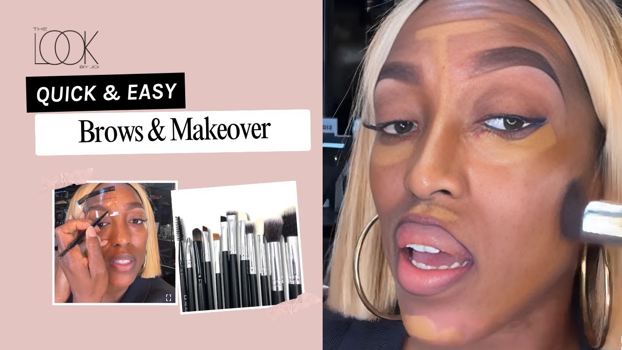 Quick & Easy Makeup & Brow Tutorial - YouTube
