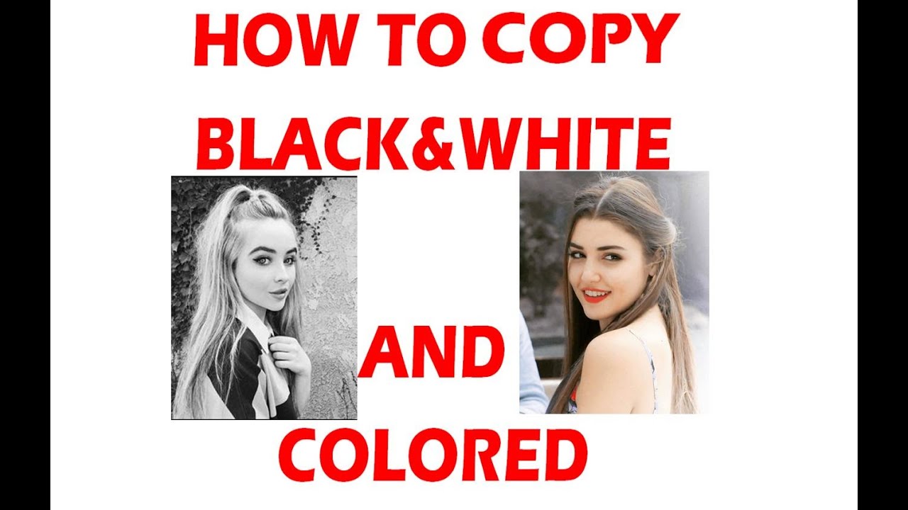 HOW TO PHOTOCOPY BLACK and WHITE & COLORED COPY? |Epson L5190 - YouTube