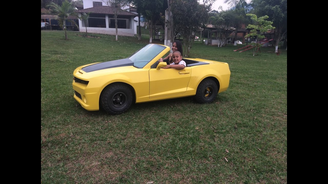 Mini Carro Camaro - YouTube