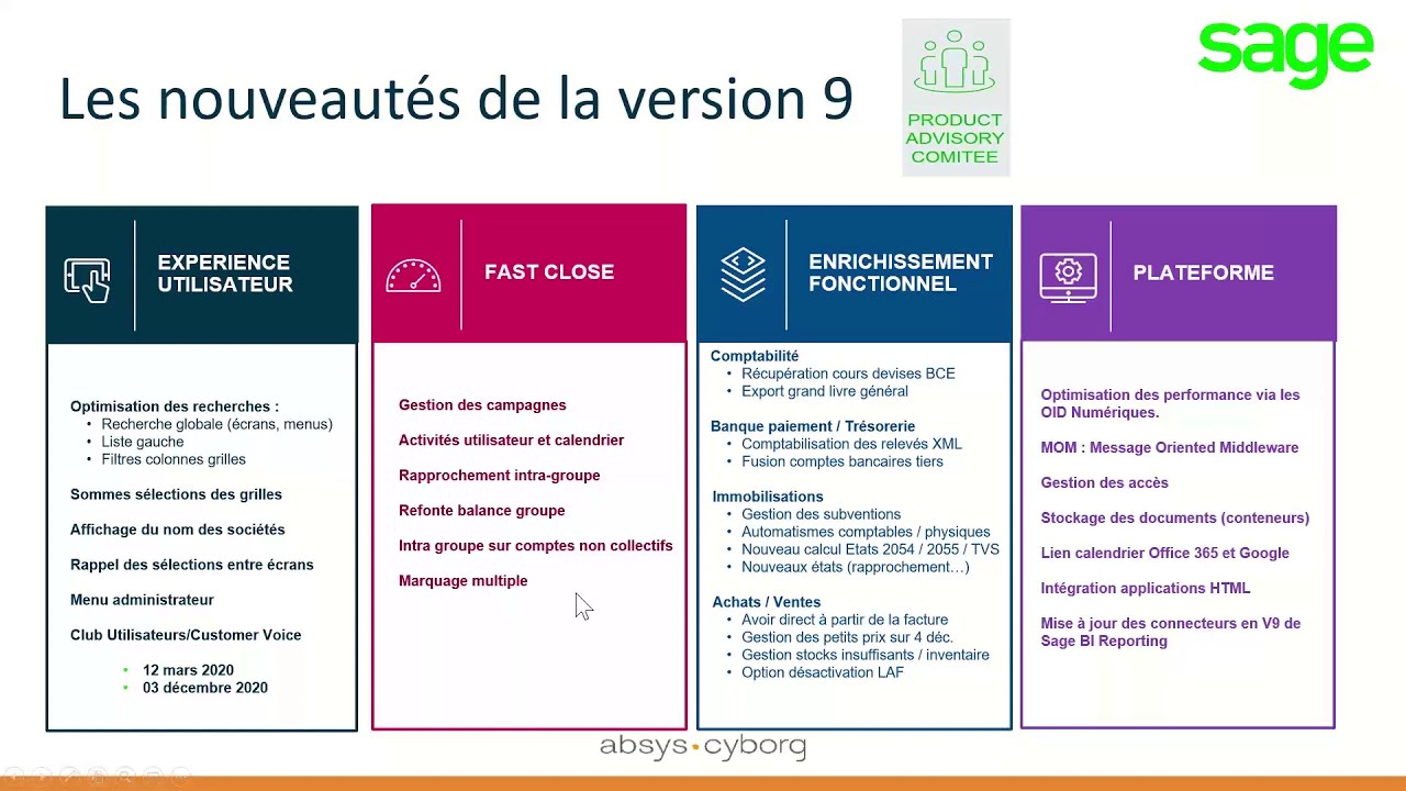 Conférence web sur les nouveautés Sage FRP1000 v9 du 26.01.2021 - YouTube