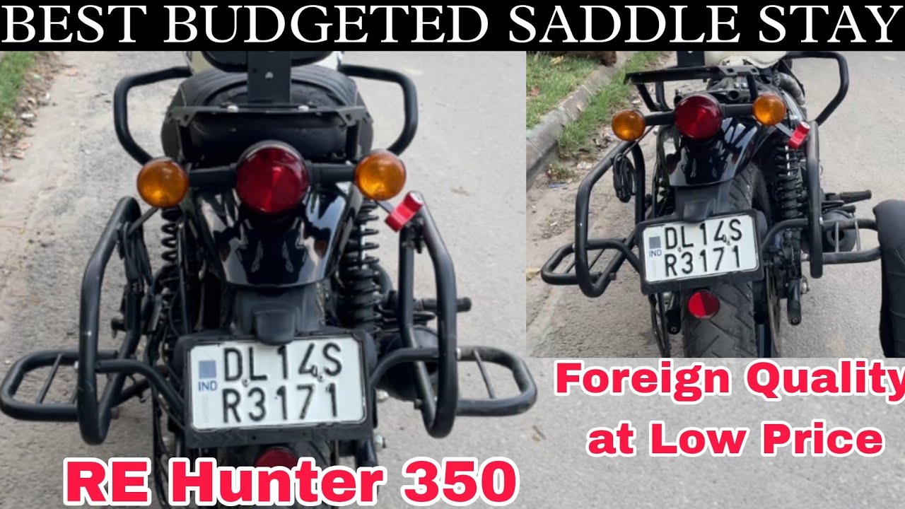 Saddle Stay for Hunter 350 | Saddle Stay for Royal Enfield | Luggage ...