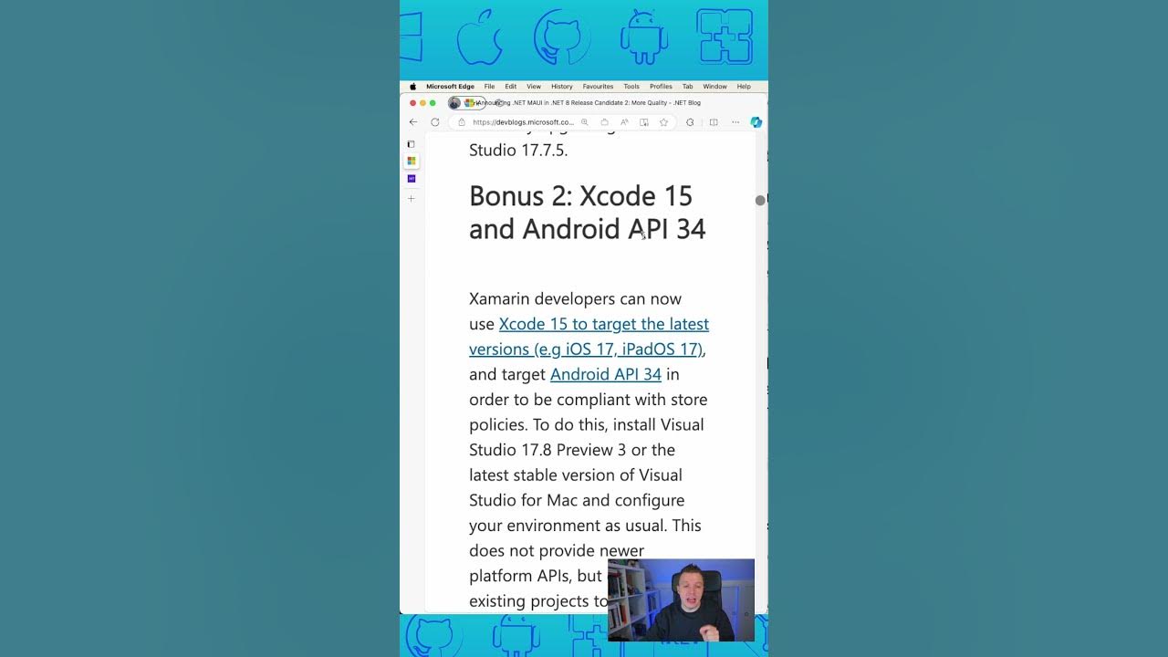 Xamarin Support For Android 14 Api 34 And Ios 17 Xcode 15 Youtube