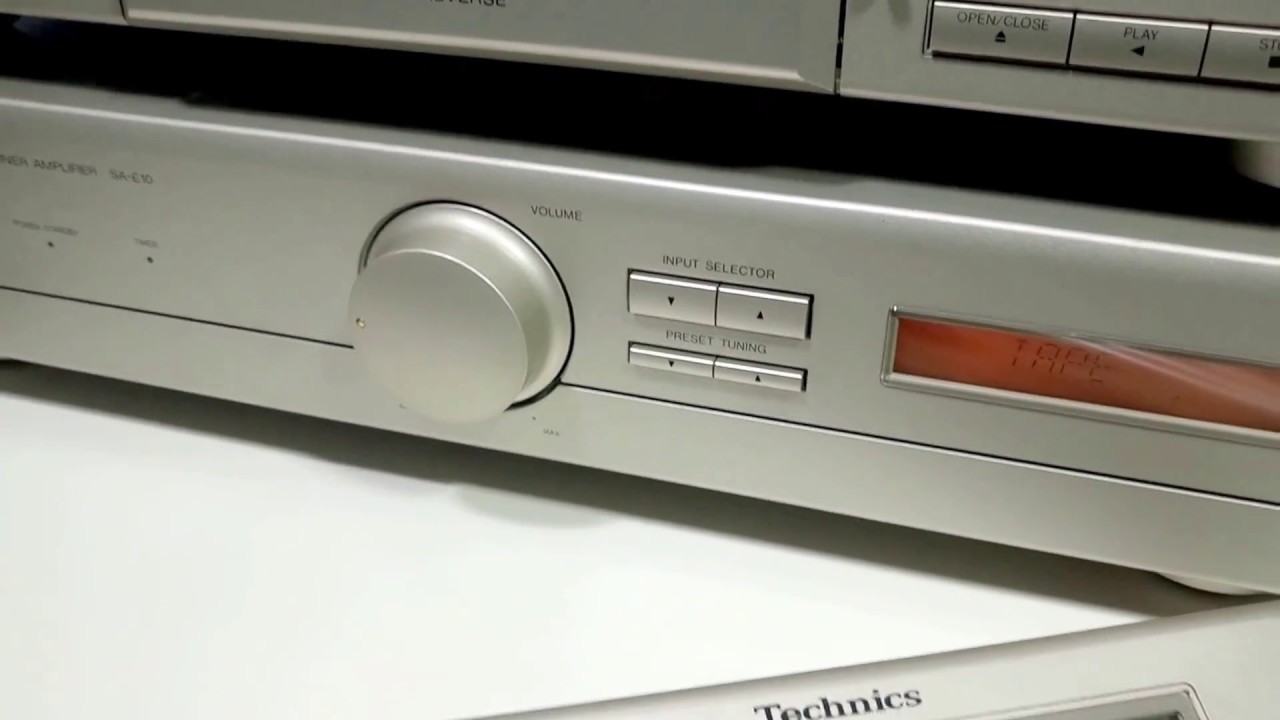 TECHNICS RS-E10 SL-E10 SA-E10 - YouTube