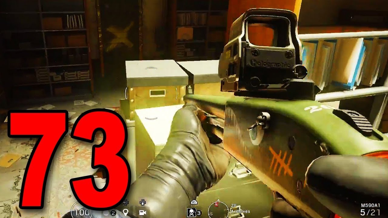 Rainbow Six Siege - Part 73 - Smoke and His Shotgun - YouTube