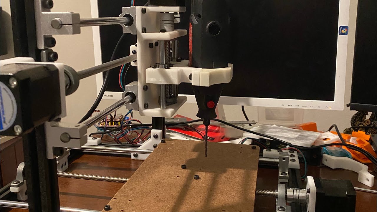 Demonstration of CNC Machine DIY - YouTube