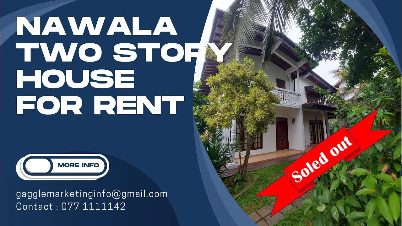 Nawala - Two Story House for rent 🏡 - YouTube