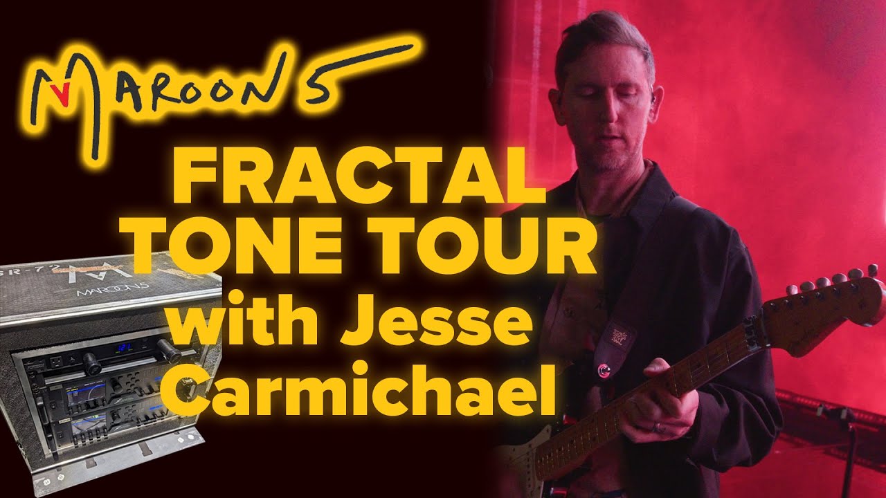 MAROON 5's Jesse Carmichael | Fractal Axe-Fx III Tone Tour - YouTube