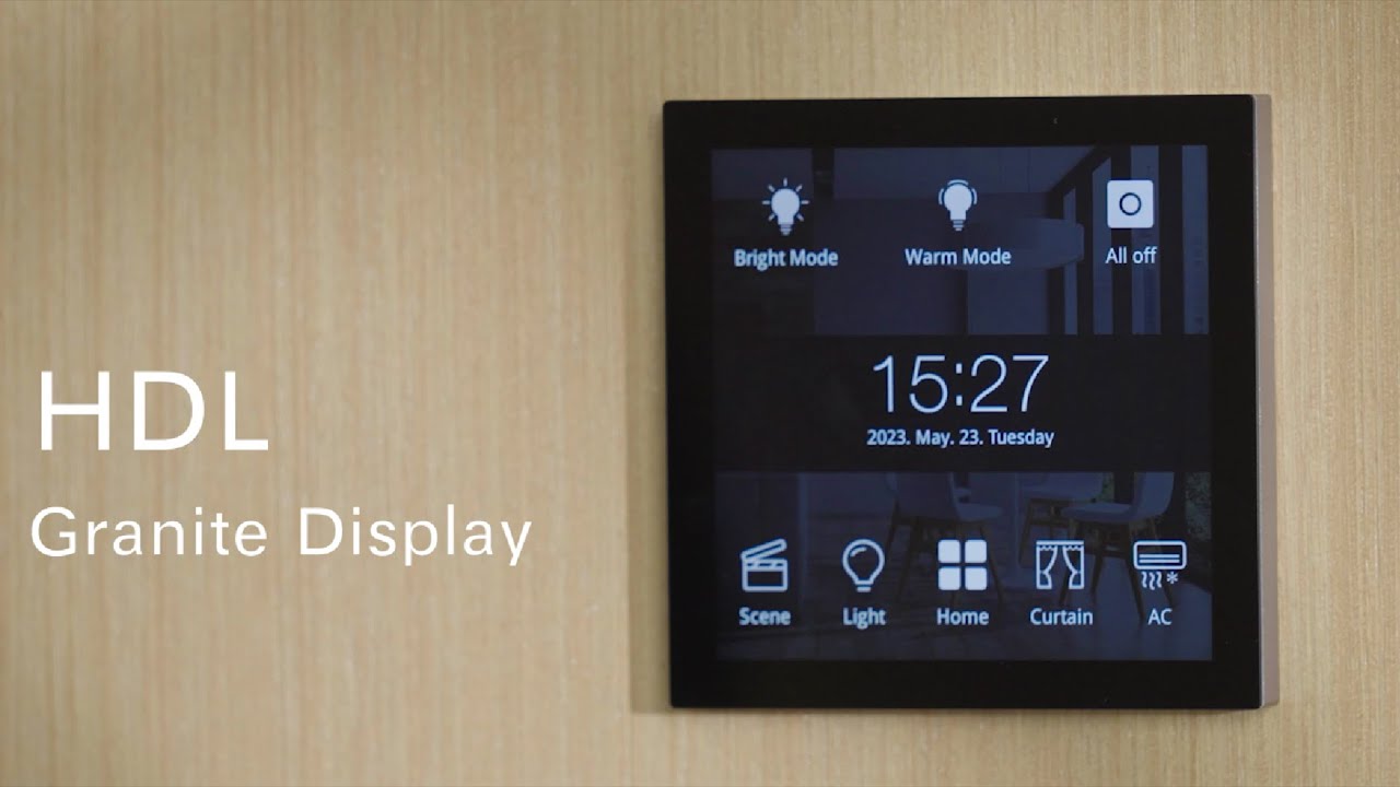 Experience the Future with Granite Display for Smart Homes - YouTube
