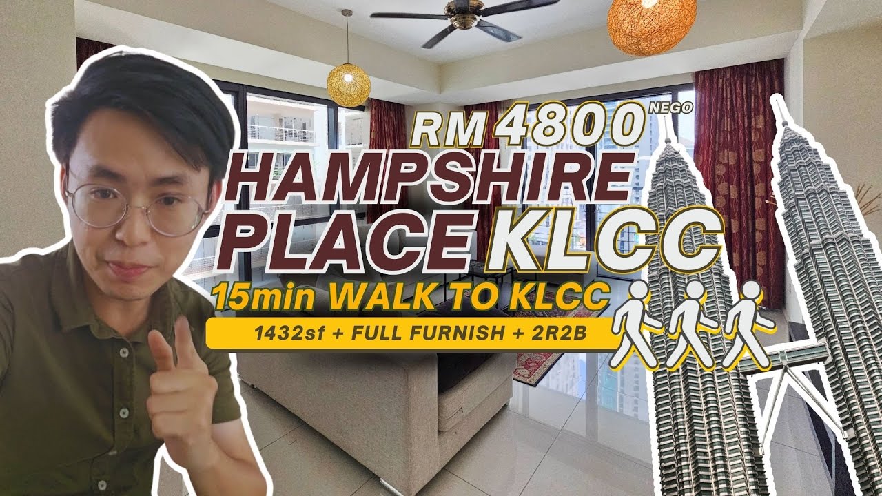 🇲🇾Hampshire Place Residence KLCC | Full Furnish + 15min Walk to KL Twin ...