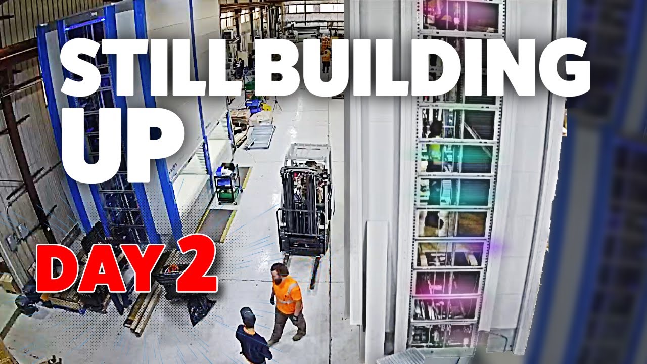 DAY 2: Big Machines, Small Spaces: The Ultimate Setup! - YouTube