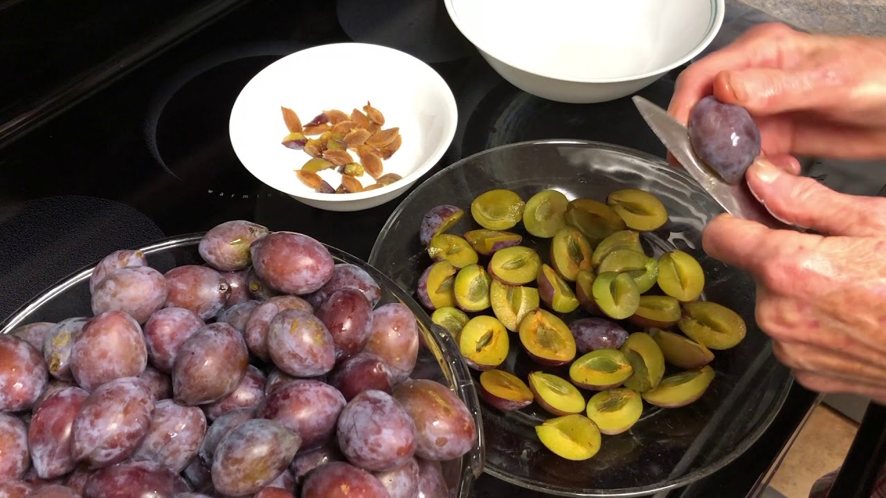 How to Freeze Prune Plums - YouTube