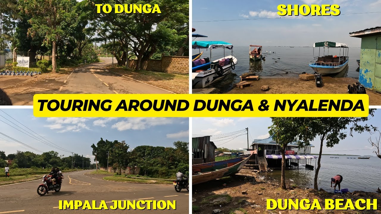 THIRD LARGEST KISUMU CITY Tour of Dunga Beach & Nyalenda - YouTube