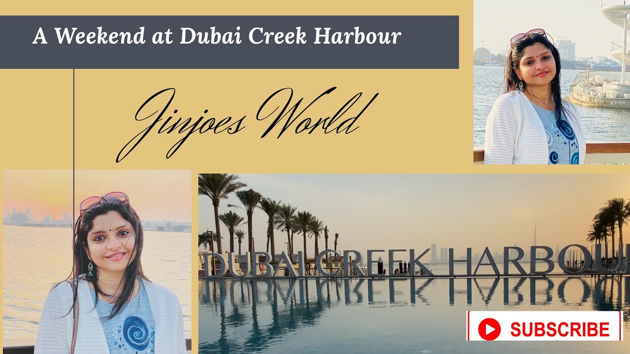 Dubai Creek Harbour - A Beautiful sunset at DCH - YouTube