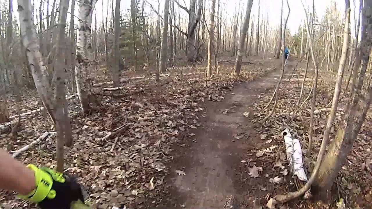 Michigan Tech MTB Trails Memorial Day 2014 Houghton, MI - YouTube