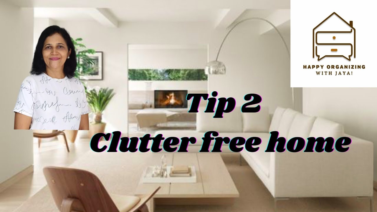 Clutter free home tip 2 - YouTube