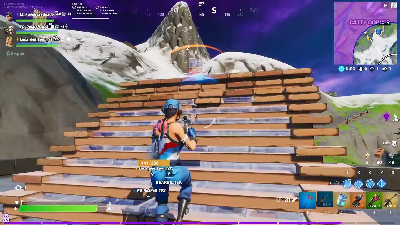 Road to Level 50 in Fortnite mit Leon - YouTube