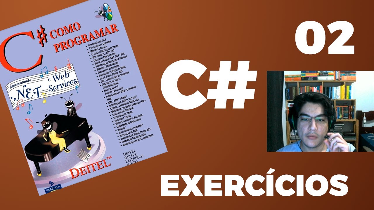 [02/24] Livro C# Sharp Leitura e Exercícios - Cap 2. 1.2 - YouTube