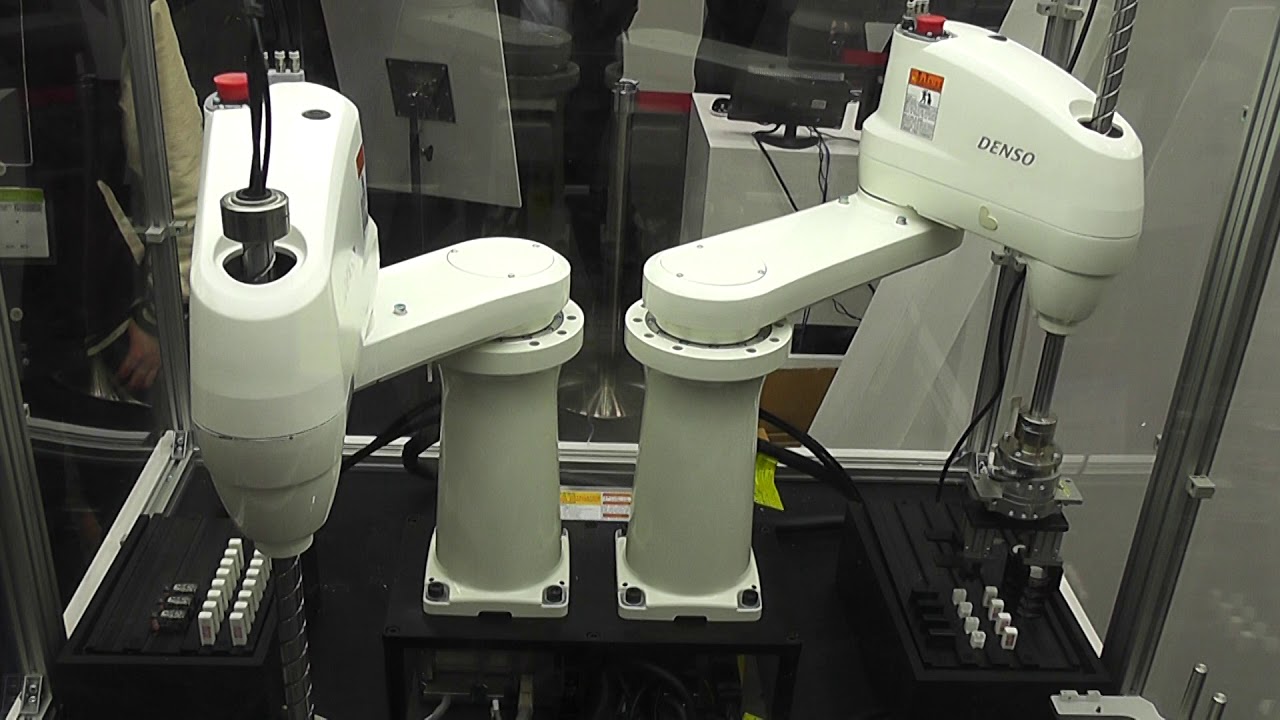 DENSO 2 HS 1 RC8, 2 Scara 1 Controller - YouTube