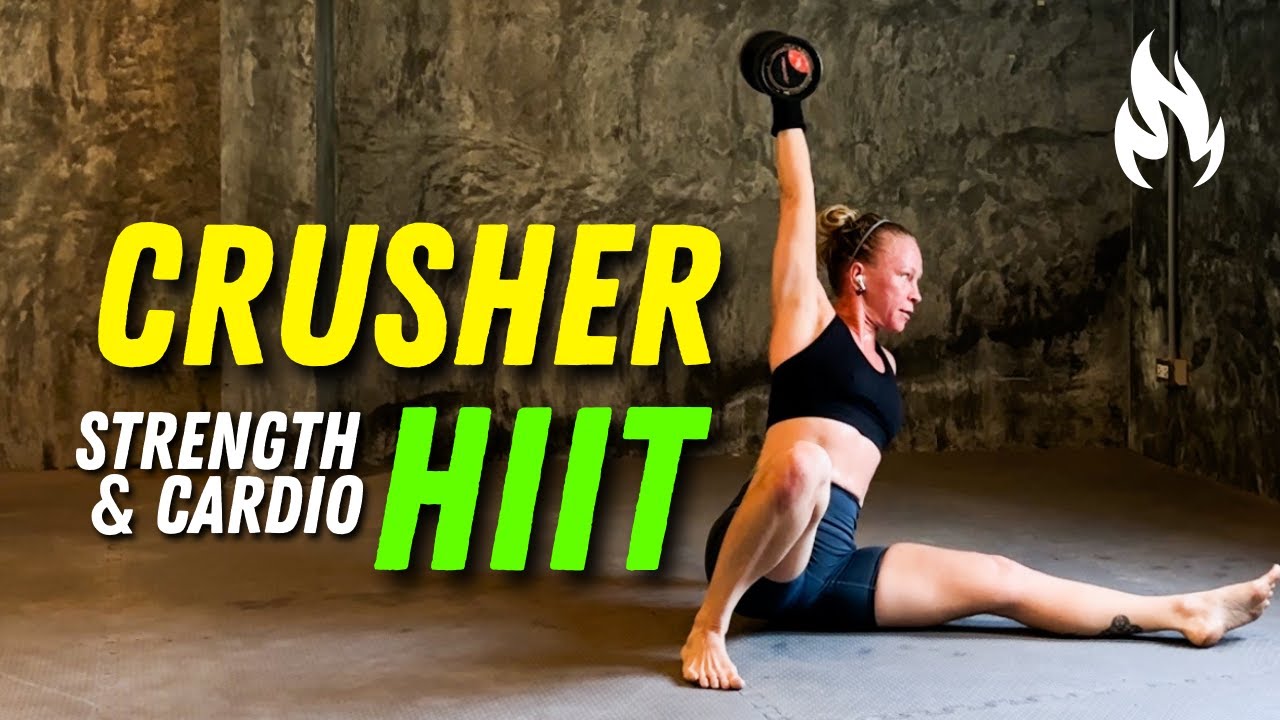 🔥 Crusher HIIT One Dumbbell: 45-Min Full-Body Strength, Cardio ...