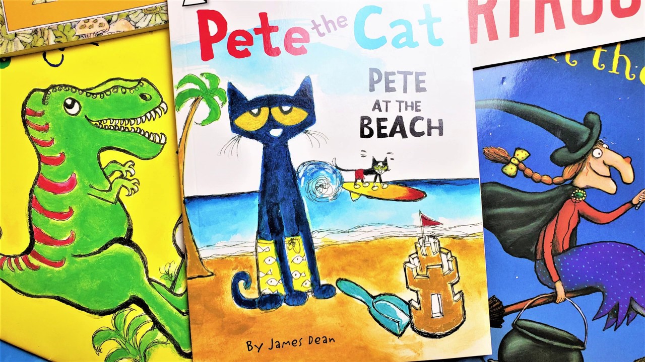 Pete The Cat - Pete At The Beach! (Listen Along) - YouTube