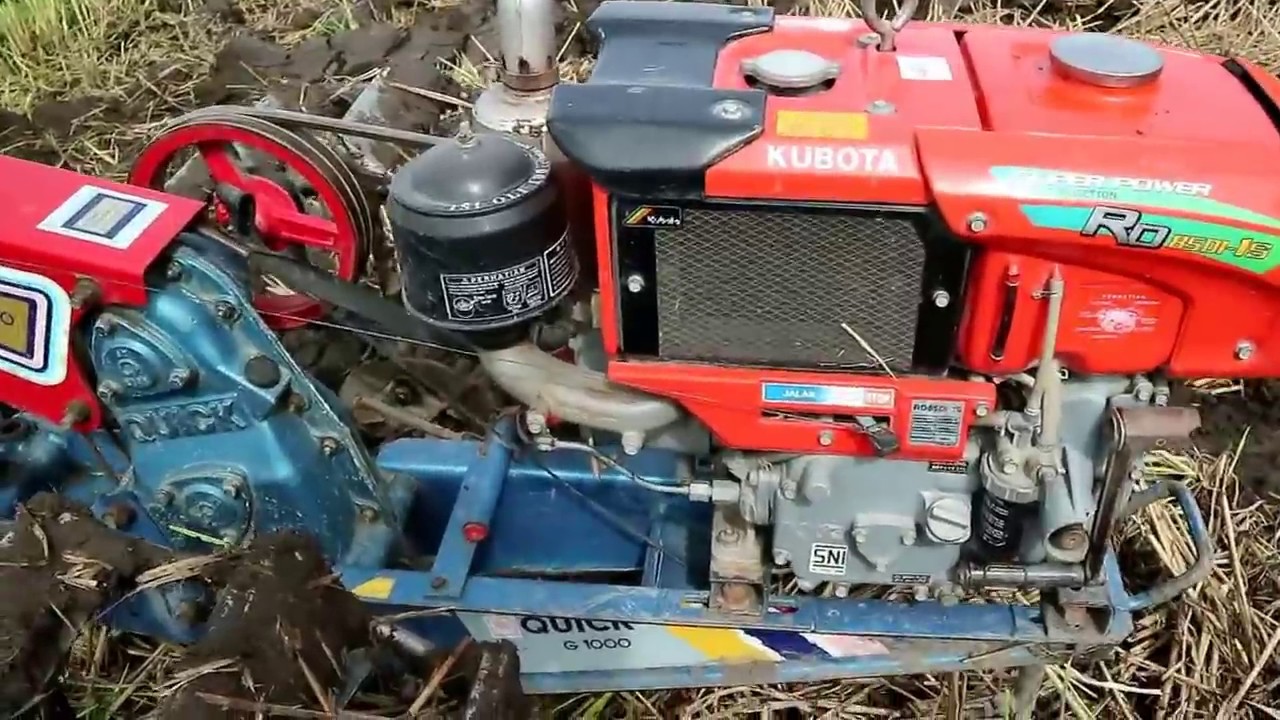 Diesel baru Kubota RD85 DI-1S, Traktor Quick G1000 Boxer - YouTube