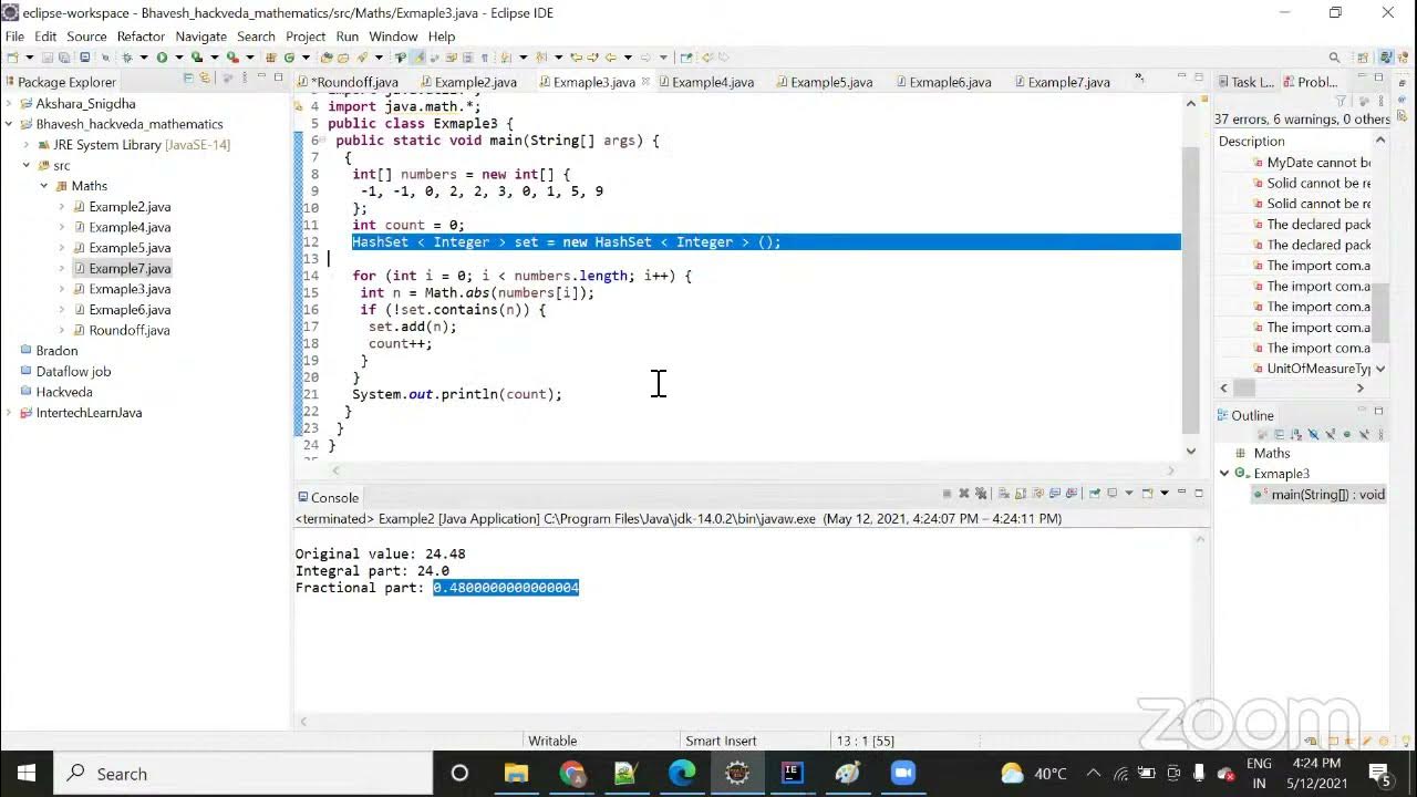 Mathematical Problems in Java - YouTube