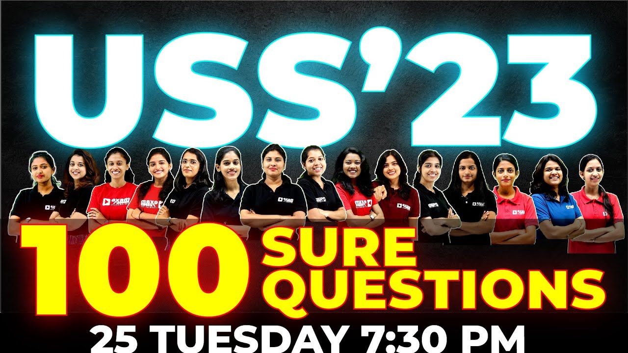 USS EXAM 2023 | 100 SURE QUESTIONS | EXAM WINNER - YouTube