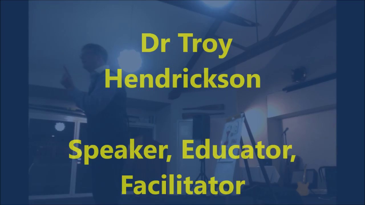Dr Troy Hendrickson Speaking Sample - YouTube