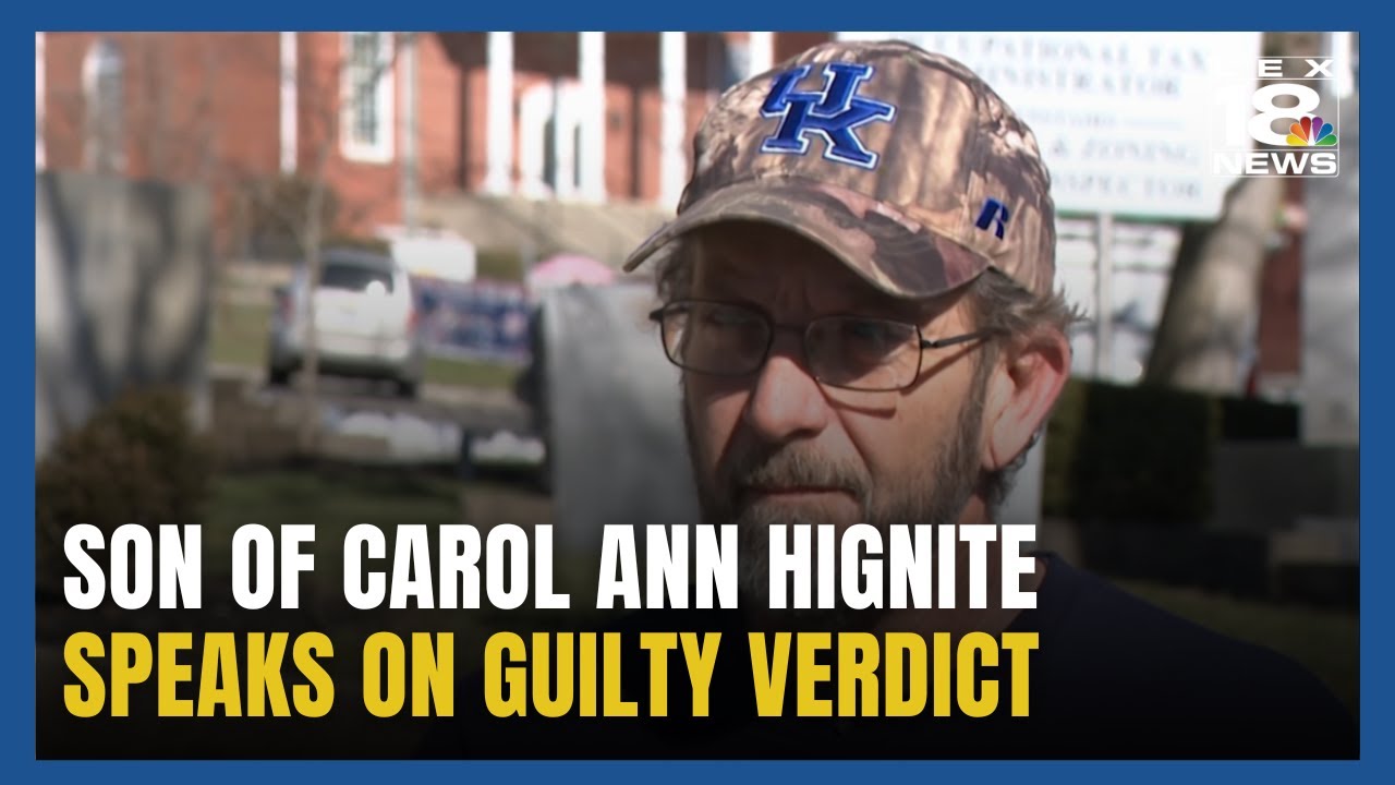 Carol Hignite's Son Reacts to Jury's Verdict - YouTube
