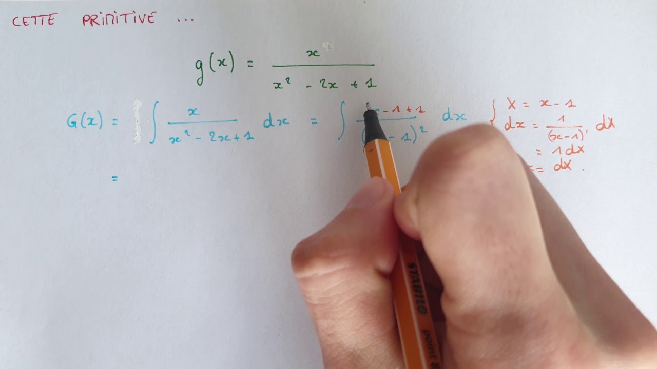 Cette PRIMITIVE permet de REVOIR BEAUCOUP de NOTIONS – Exercice Corrigé ...