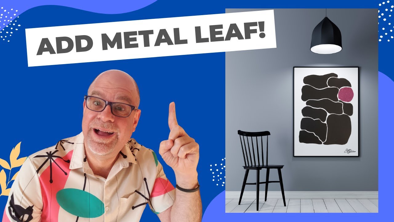 Transform Your Art with Metal Leaf Magic! #abstractart - YouTube
