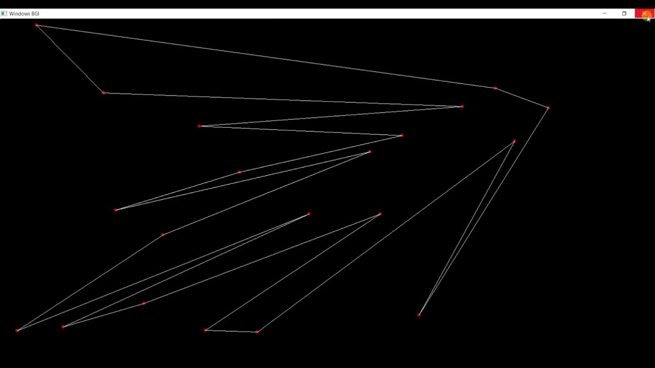 Construct Simple Polygon using 'n' number of points - YouTube