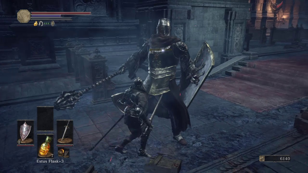 Big knight and spider cat - Feels like Bloodborne - YouTube