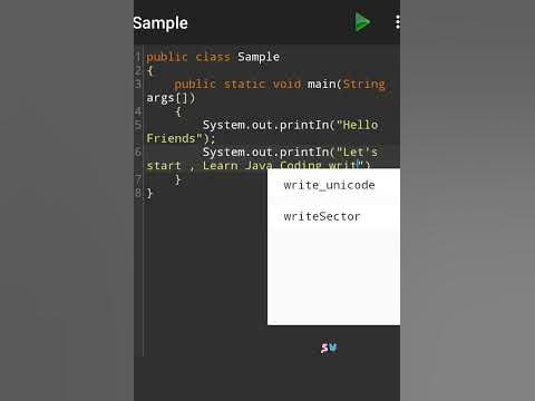 #1 My 1st Java program | Java tutorial for beginners | #java #javaprogramming #javatutorial # ...