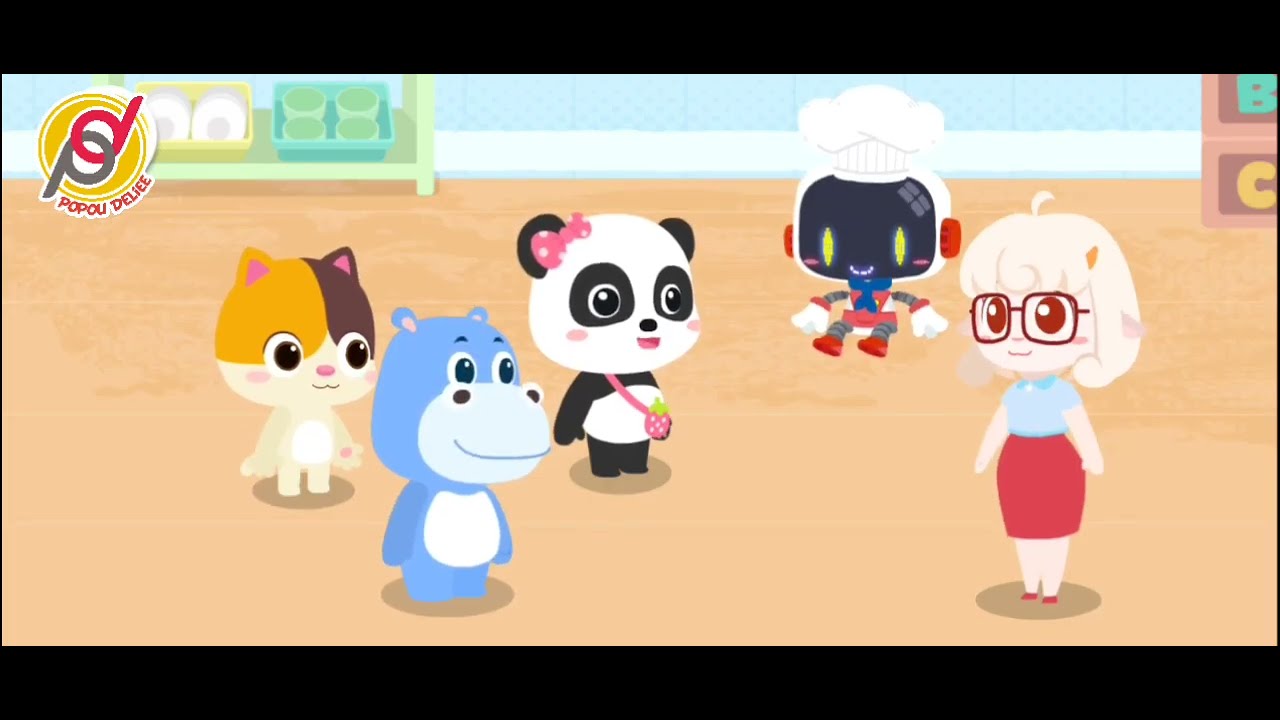 Baby Panda Mari Makan Makanan sehat Bersama Kiki | Baby Bus Indonesia ...