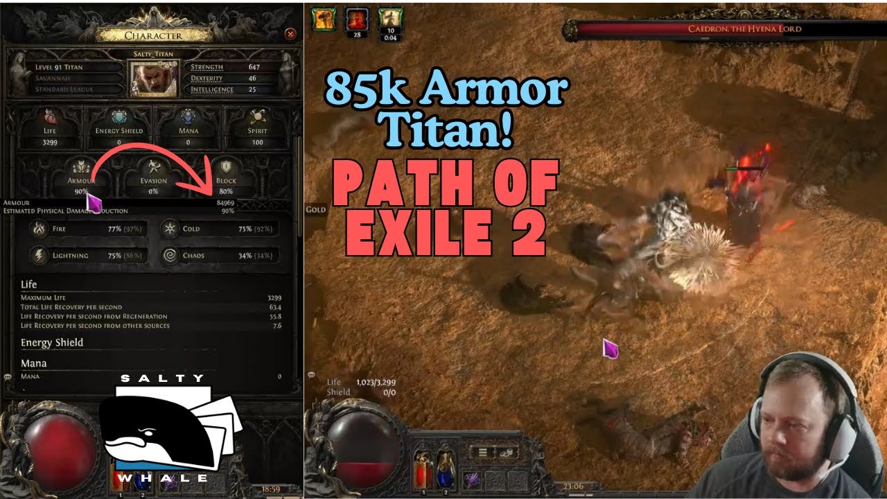 85k Armor Titan! Path of Exile 2 - YouTube